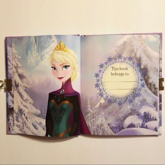 Disney | Accessories | Disney Frozen Elsa Anna Book Of Secrets Key ...